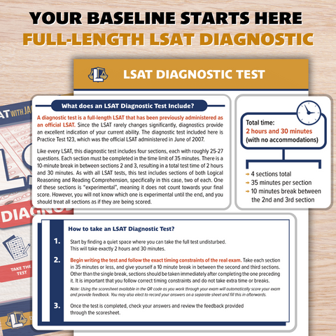 LSAT Diagnostic Test - Find your LSAT Baseline – LSATwithJack